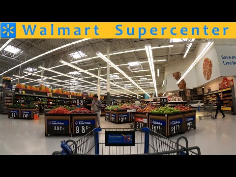 Shopping at Walmart Supercenter on Kirkman Road in Orlando, Florida - Store 1220