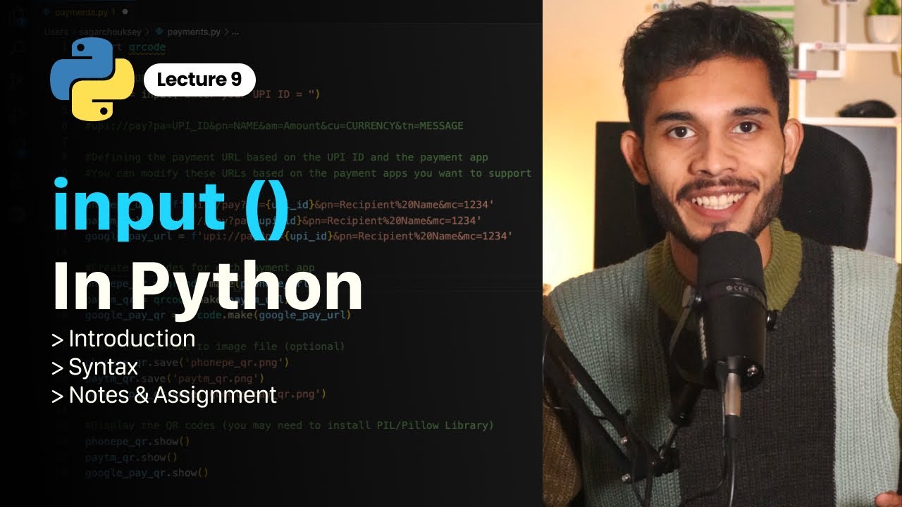 input ( ) function in python |  Python for Beginners | #lecture9