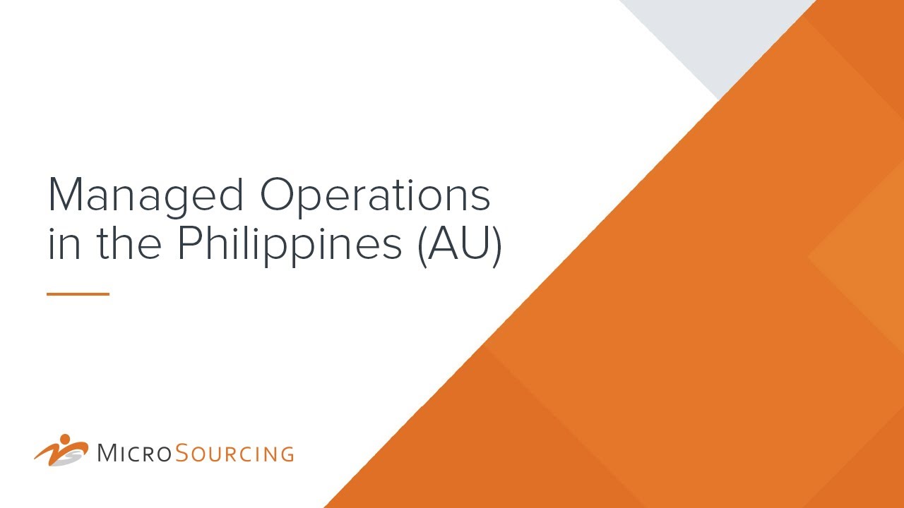 Managed Operations in the Philippines (AU)