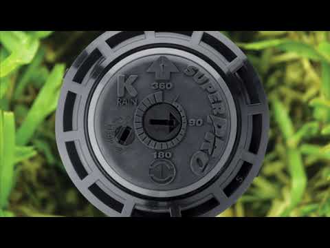 How to install sprinkler head- Rainbird; K rain