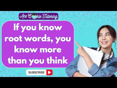 Tutoring: Root Word Examples - Importance of Root Words