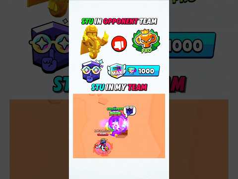 Why Every Random Plays With Stu ? #shorts #brawlstars