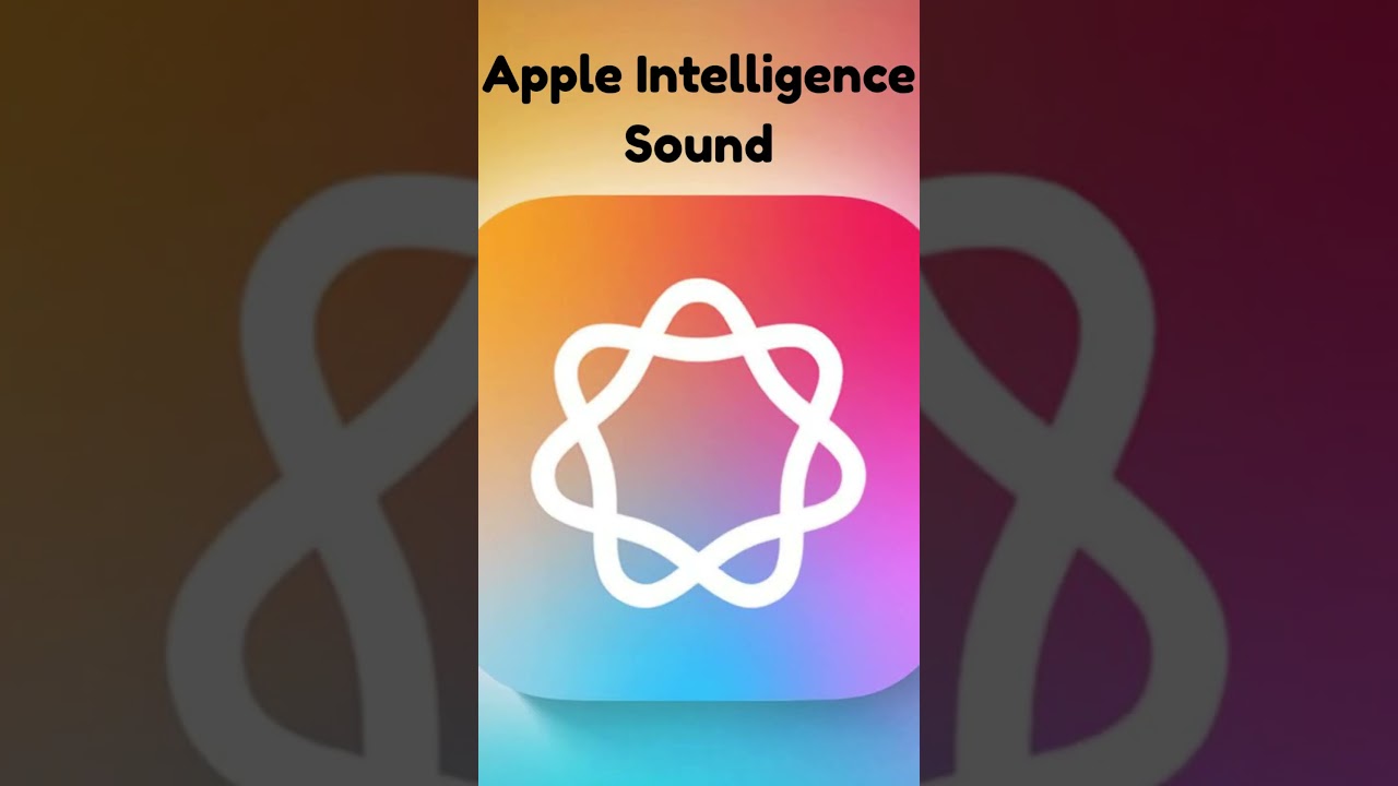 Apple Intelligence Sound Effect