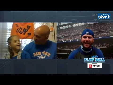 Mets star Pete Alonso surprises young fan on Zoom | SNY Play Ball | SNY