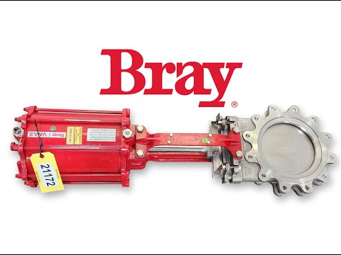 Unused 10" Dia. Bray Stainless Steel Un-directional Knife Gate Valve Series 940