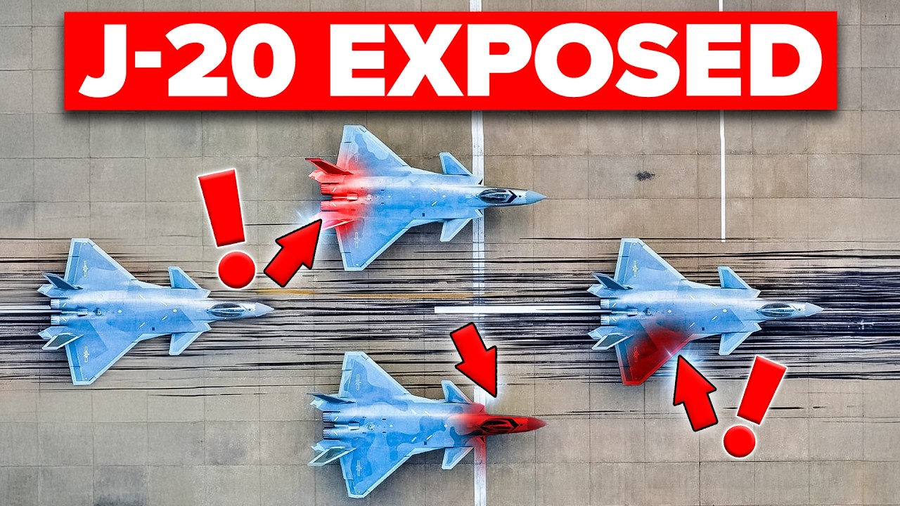China’s J-20 ‘Stealth’ Jet Is a FLYING LIE… A Paper Tiger That Can’t Fight