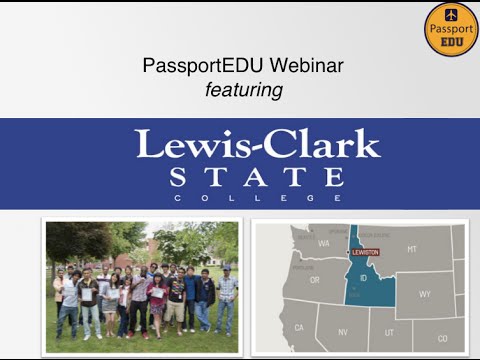 PassportEDU Webinar - Lewis-Clark State College