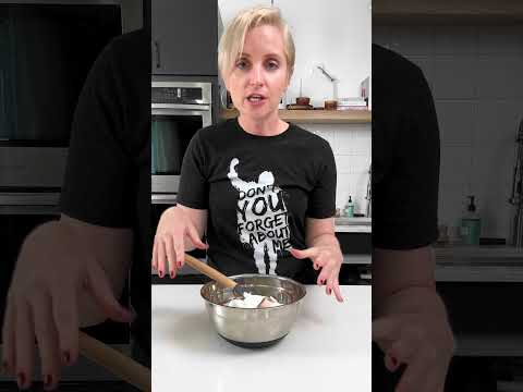 How to Fold Ingredients #budgetbytes #shorts