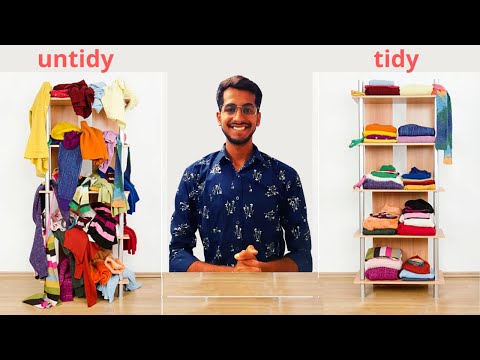 tidy untidy vocabulary meanings antonyms synonyms