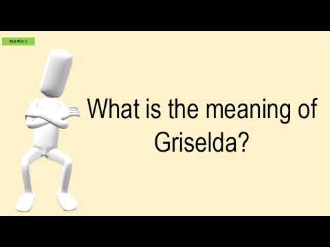 What Is The Meaning Of Griselda?