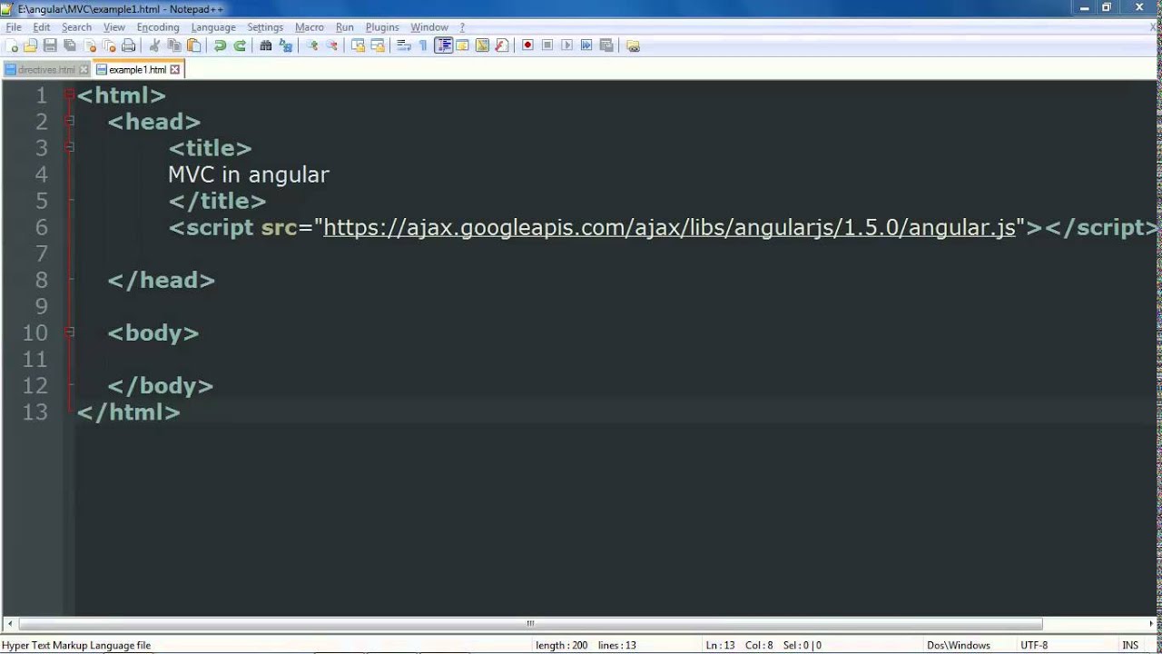 AngularJS tutorial - Chapter 2 ( Part2) Modules