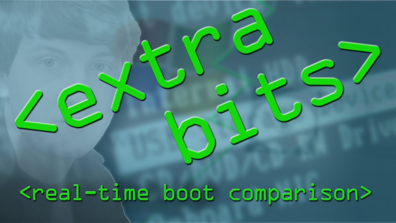 EXTRA BITS - Hacktop Real-Time Boot Comparison - Computerphile