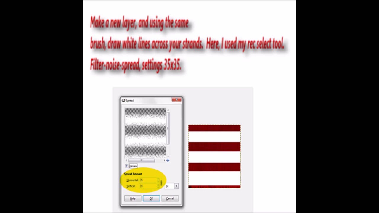 Making hair texture using the gimp program (imvu)
