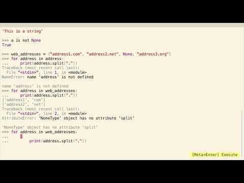 Python's "is" and "is not" Operators