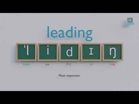 How to pronounce leading ?