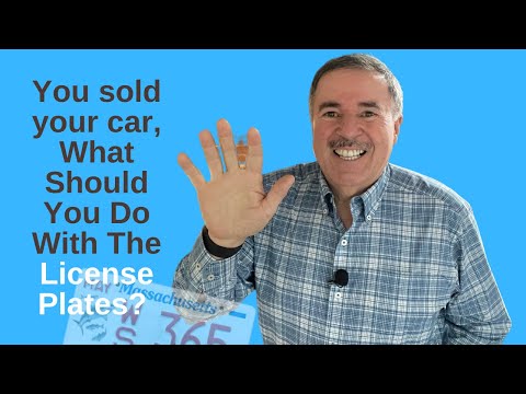 If You sold your car, What Should You Do With The License Plates?