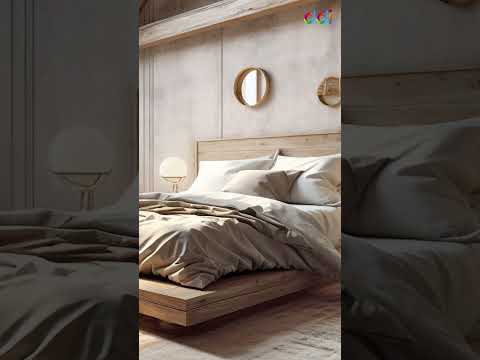Wooden Bed Frame Design Ideas 2023 | Bedroom Furniture Layout