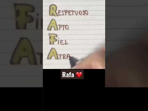Significado del nombre RAFA #significado #nombre #rafa