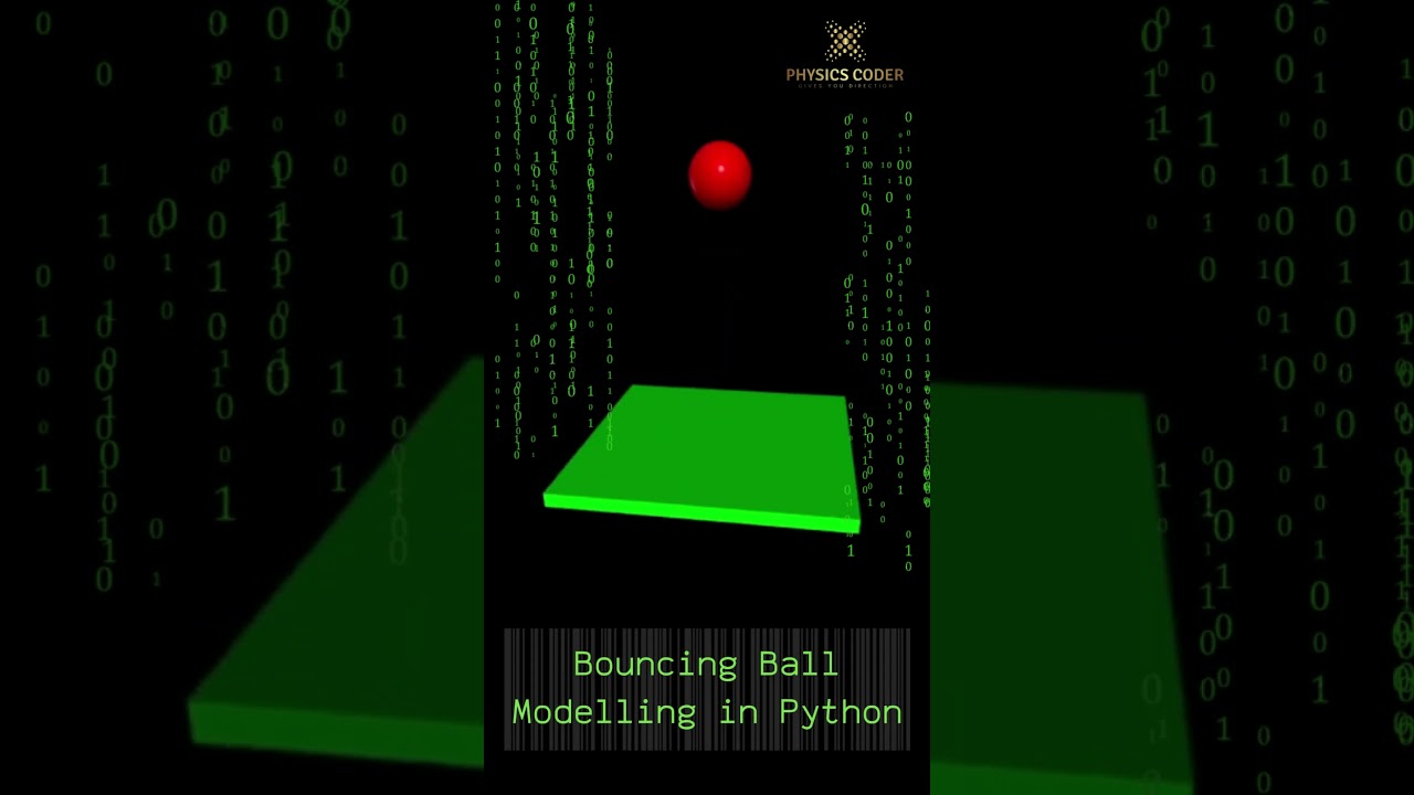 Python Bouncing Ball Animation Tutorial | Pygame Physics Demo #Python #Coding #Animation!