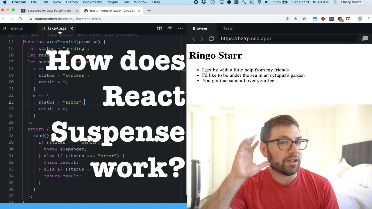 How does React Suspense Work?