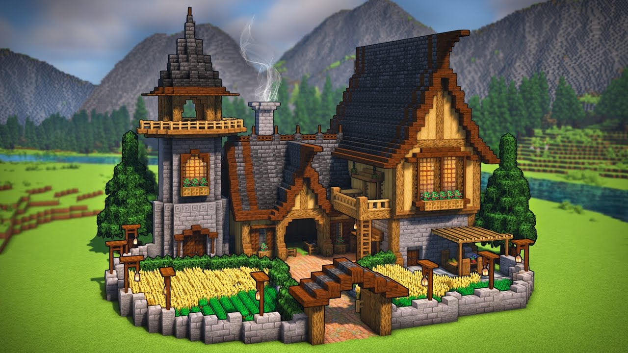 Minecraft: How To Build A Medieval Survival Base | Full Tutorial ...