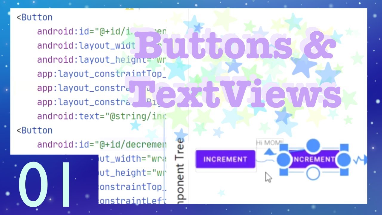 01 Buttons and TextViews