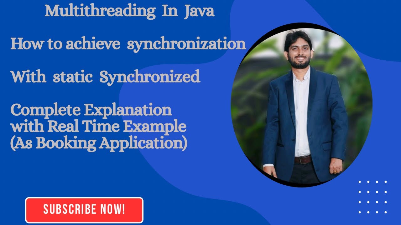#16 Multithreading In Java | How to achieve synchronization using static Synchronized #jobinterview 