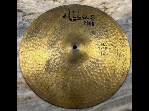 Rare Vintage Atlas 2000 14 Hi-Hat Top Cymbal Made in Italy | Reverb