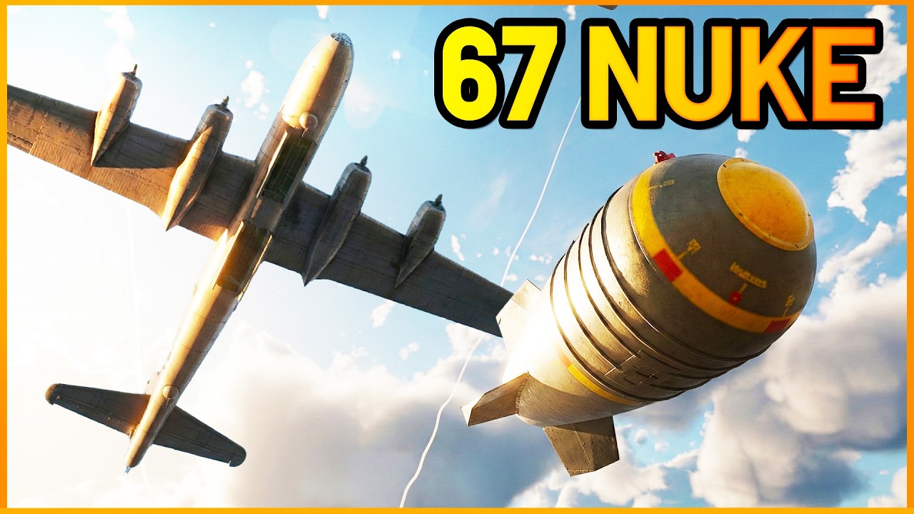 How I Dropped 67 NUKES In War Thunder