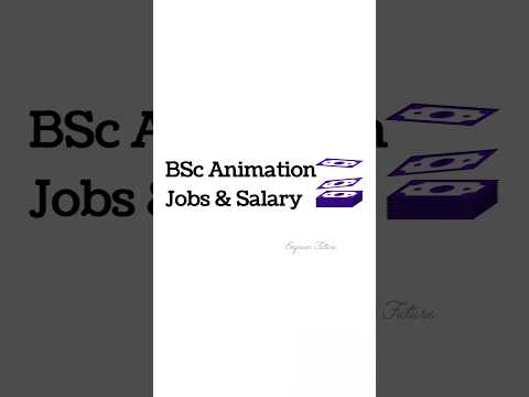BSc Animation Jobs & Salary🤑 | #animation | #job | #jobs | #jobsearch | #bsc | #course | #shorts