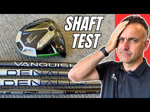CALLAWAY ELYTE DRIVER SHAFT TEST - Interesting Results!