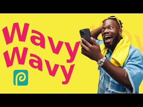 How to wavy your text on photopea