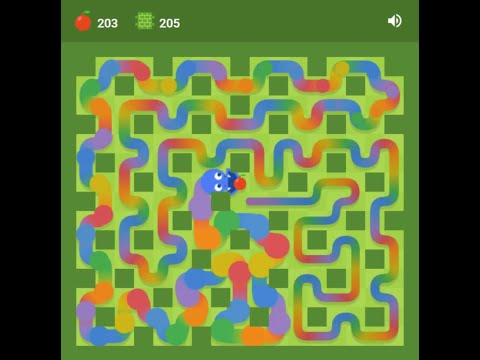 Google Snake fast wall all apples TAS