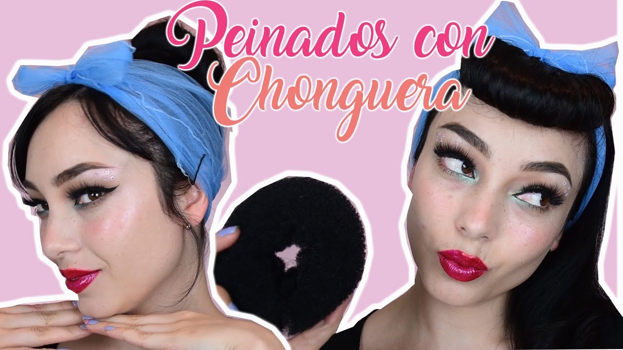 Pin-Up Hairstyles / Super Easy!!! / Chonguera AND accessories