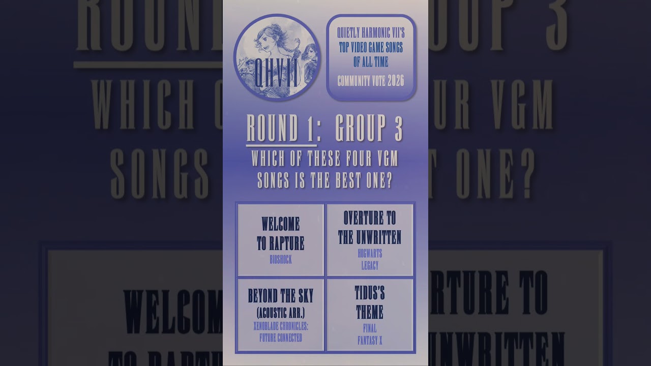 [VOTE] Best Video Game Music Song? 🎵 Round 1 Group 3 #vgm #soundtrack #ost #shorts #QHVII