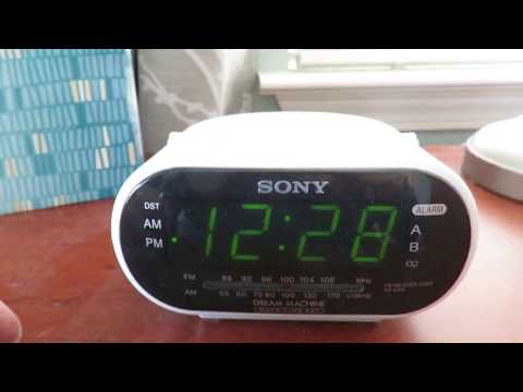 How to setup DST on SONY Dream Machine Alarm Clock