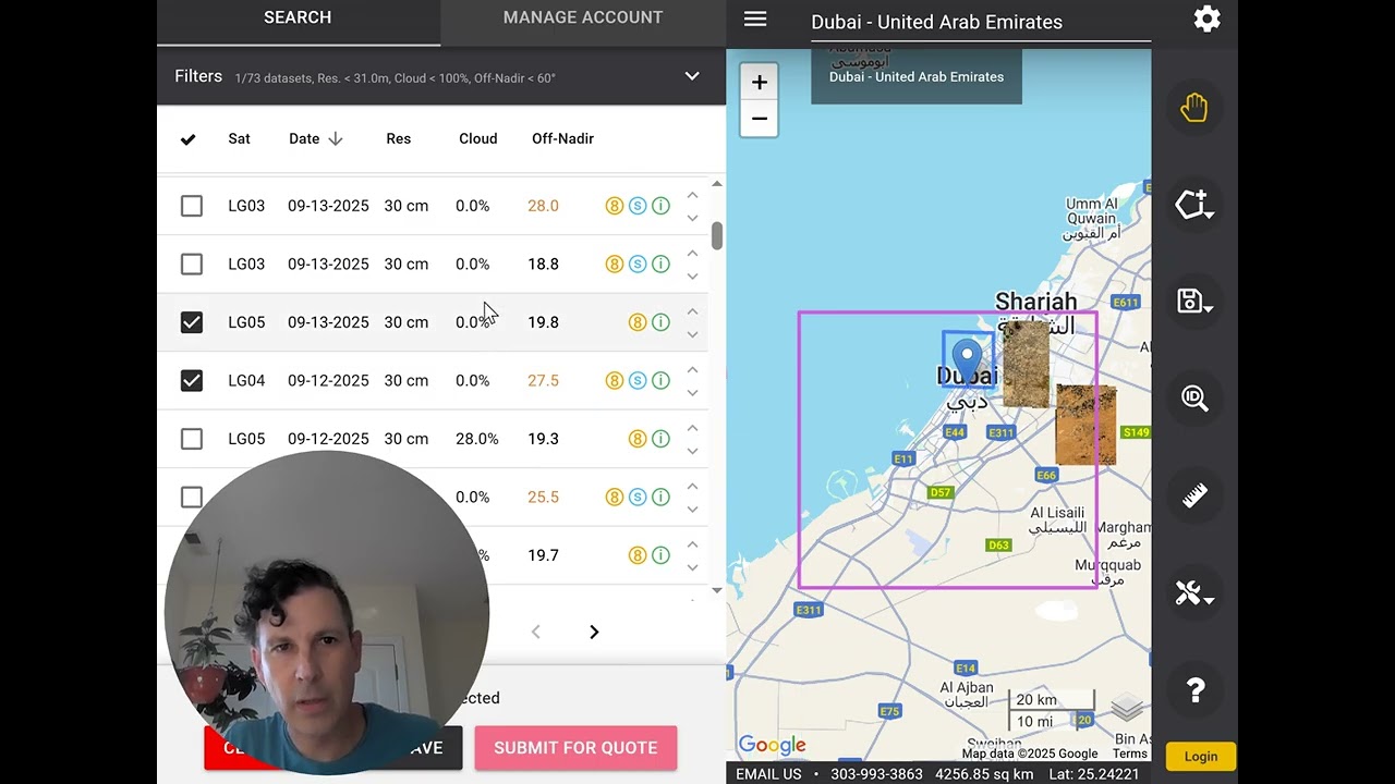Introduction to 30-cm WorldView Legion in Apollo Mapping's Image Hunter!