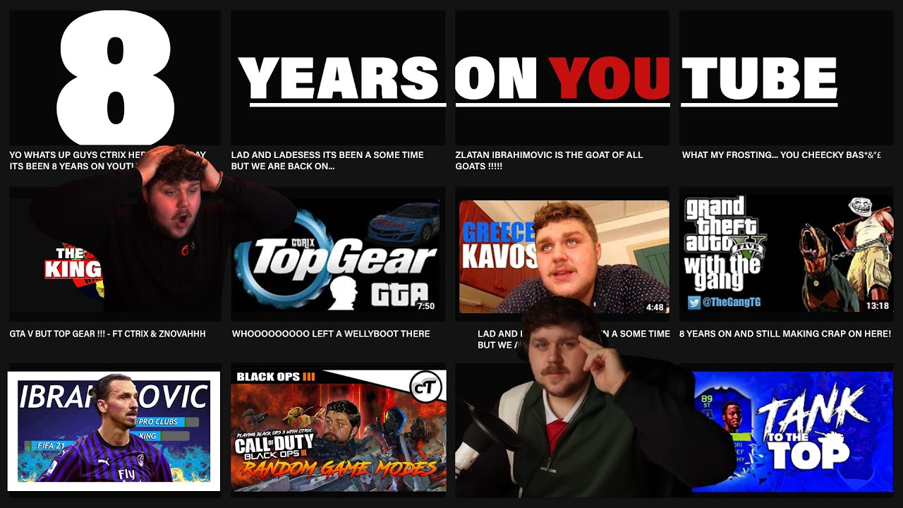 8 YEARS of cTrix on YOUTUBE !!!