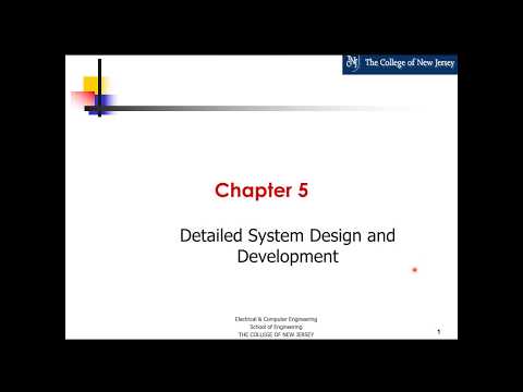 Systems Engineering Course - Chapter 5 - Detailed System Design and Development