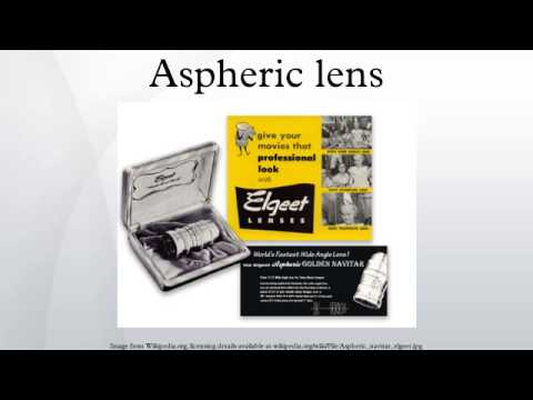 Aspheric lens