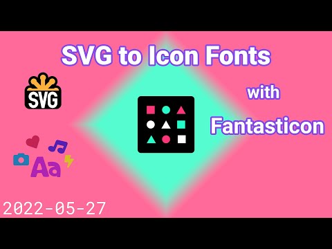 SVG to Icon Fonts