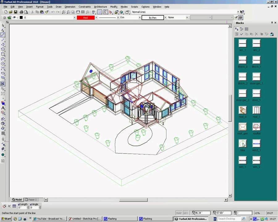 Importing Google SketchUp 3D Warehouse objects into TurboCAD as Blocks