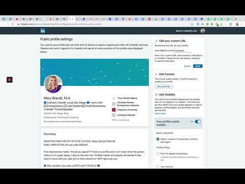 LinkedIn Custom URL