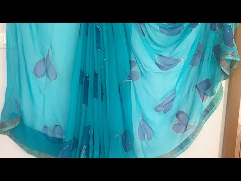 Easy Saree painting (for full video visit my channel ) https://youtu.be/xRZIH6Q6oDs