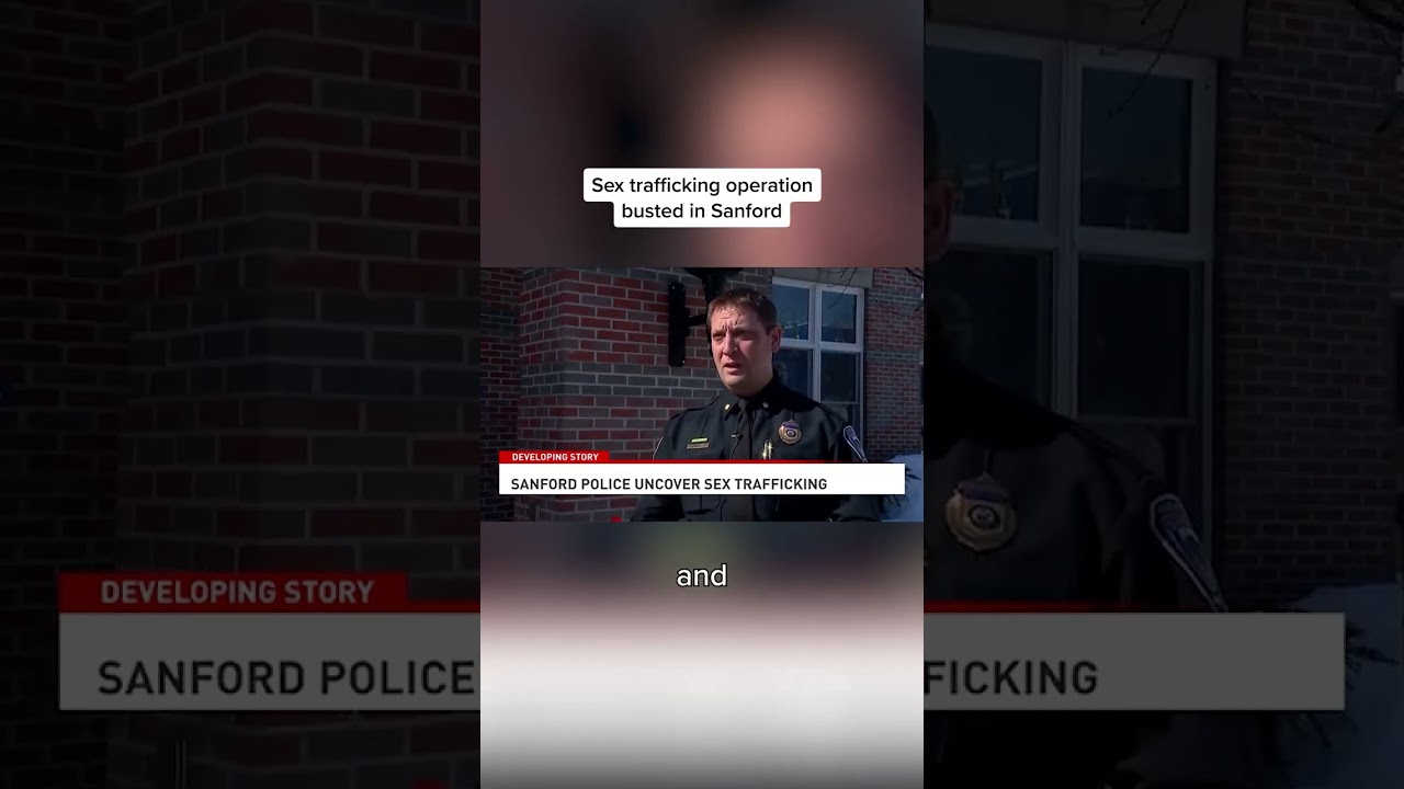 Sanford police say they shut down a business that was a front for sex trafficking