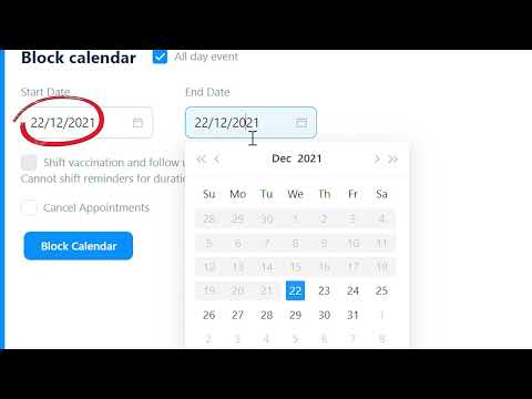 Docon #tutorial 23 | How to schedule holidays on Web-EMR? | For Doctors