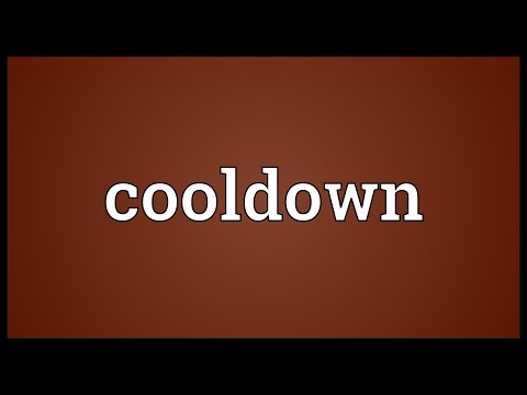 Cooldown Meaning