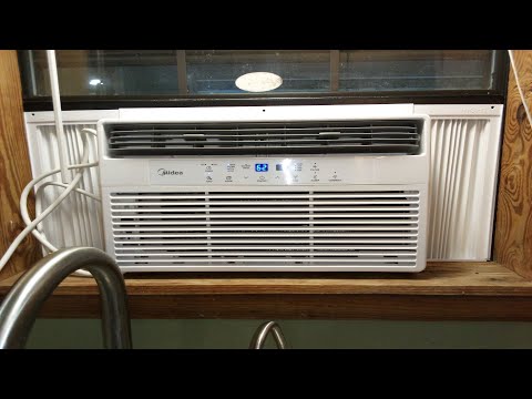 Midea 8,000 BTU Window AC Unit Unboxing, Assembly, and Review #windowairconditioner #diy