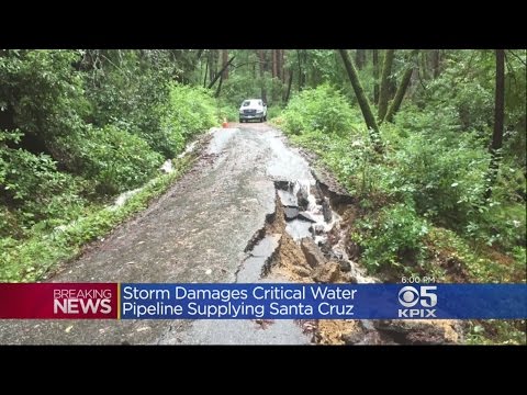 Santa Cruz Faces Water Shortage Due To Storm Damaged Pipeline