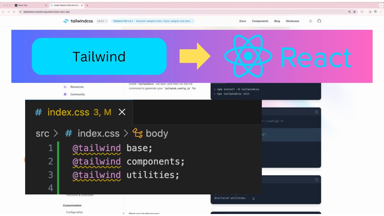 react tailwind css setup |  react tailwind css | tailwind react webpack #tailwindcss #reactapp